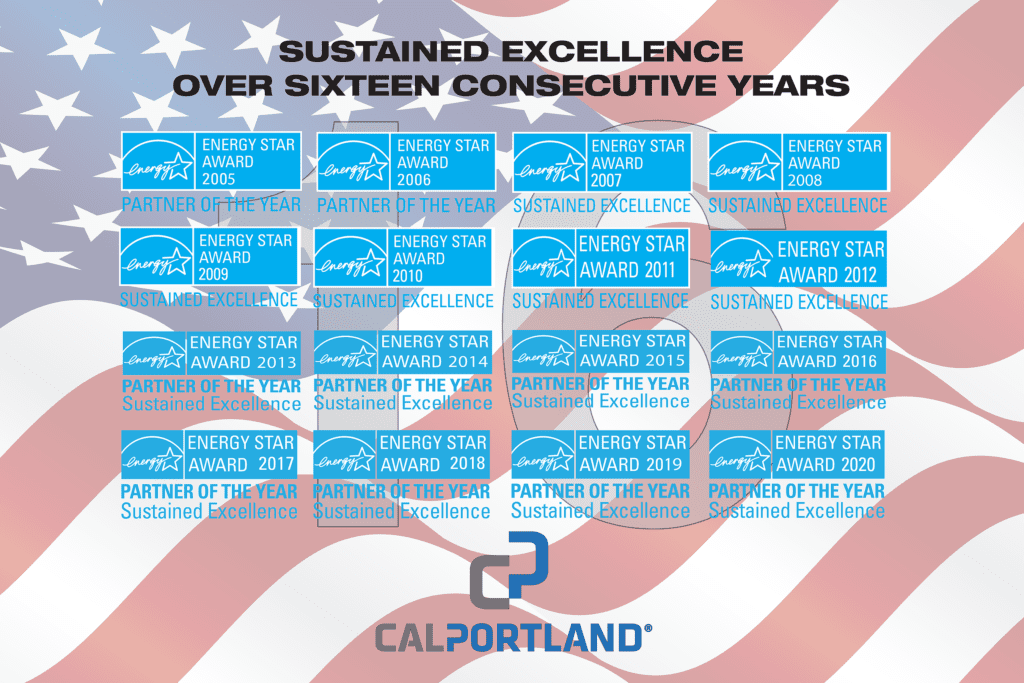CALPORTLAND CELEBRATES "SWEET SIXTEEN" YEARS OF ENERGY STAR AWARD ...